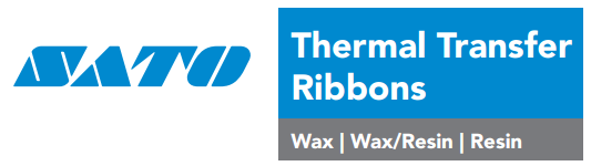 12S000100 - Sato 1.5 x 1345ft Black Resin Ribbon