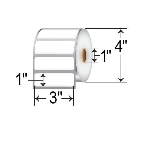 3x1 Barcode Labels - Lowest Price Online | BarcodeFactory