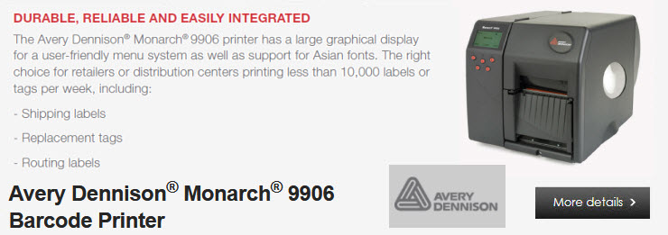 Avery Dennison Printer Solutions - BarcodeFactory