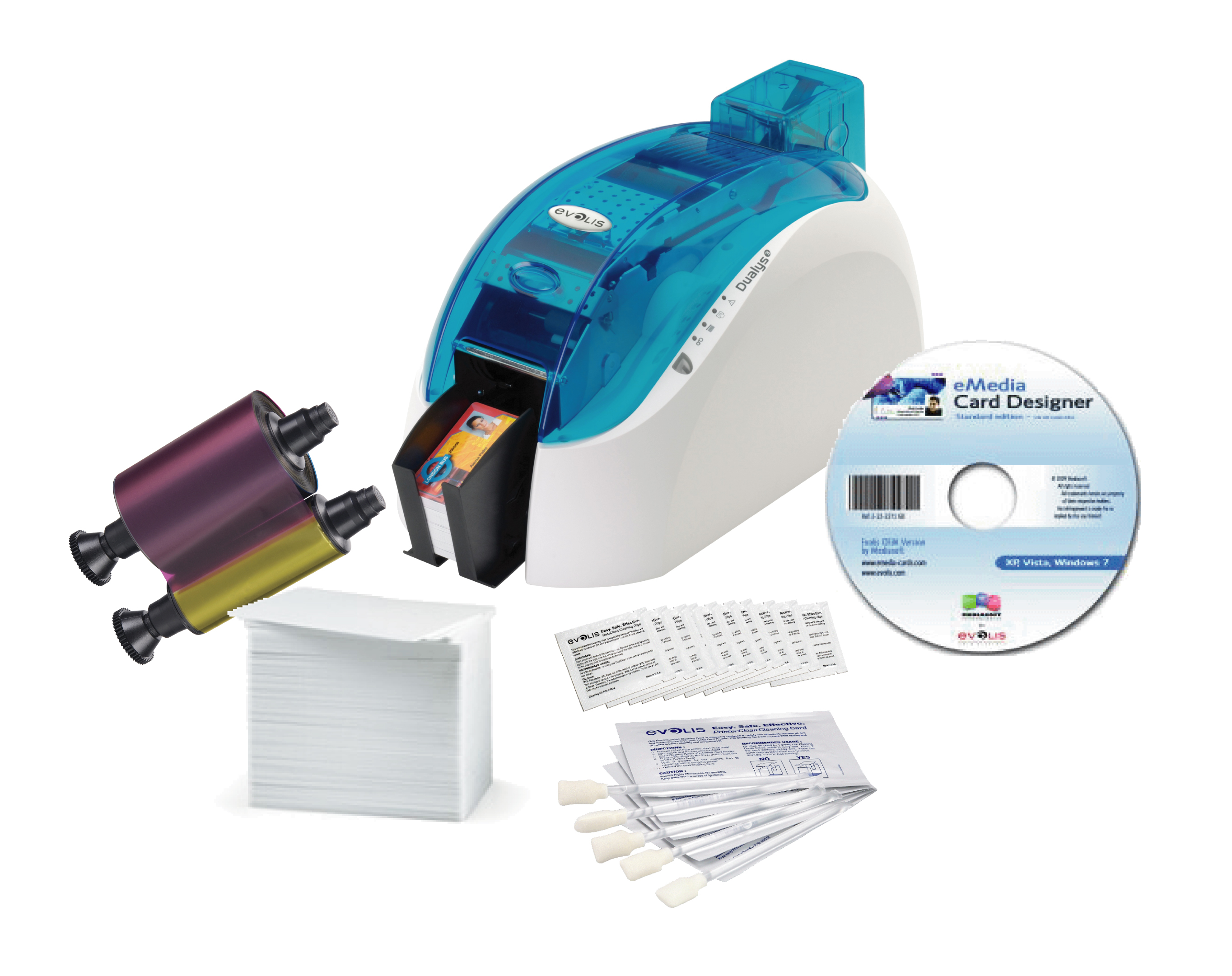 DUA301OCU-M - Evolis Dualys3 Card Printer, with Mag Stripe Encoder
