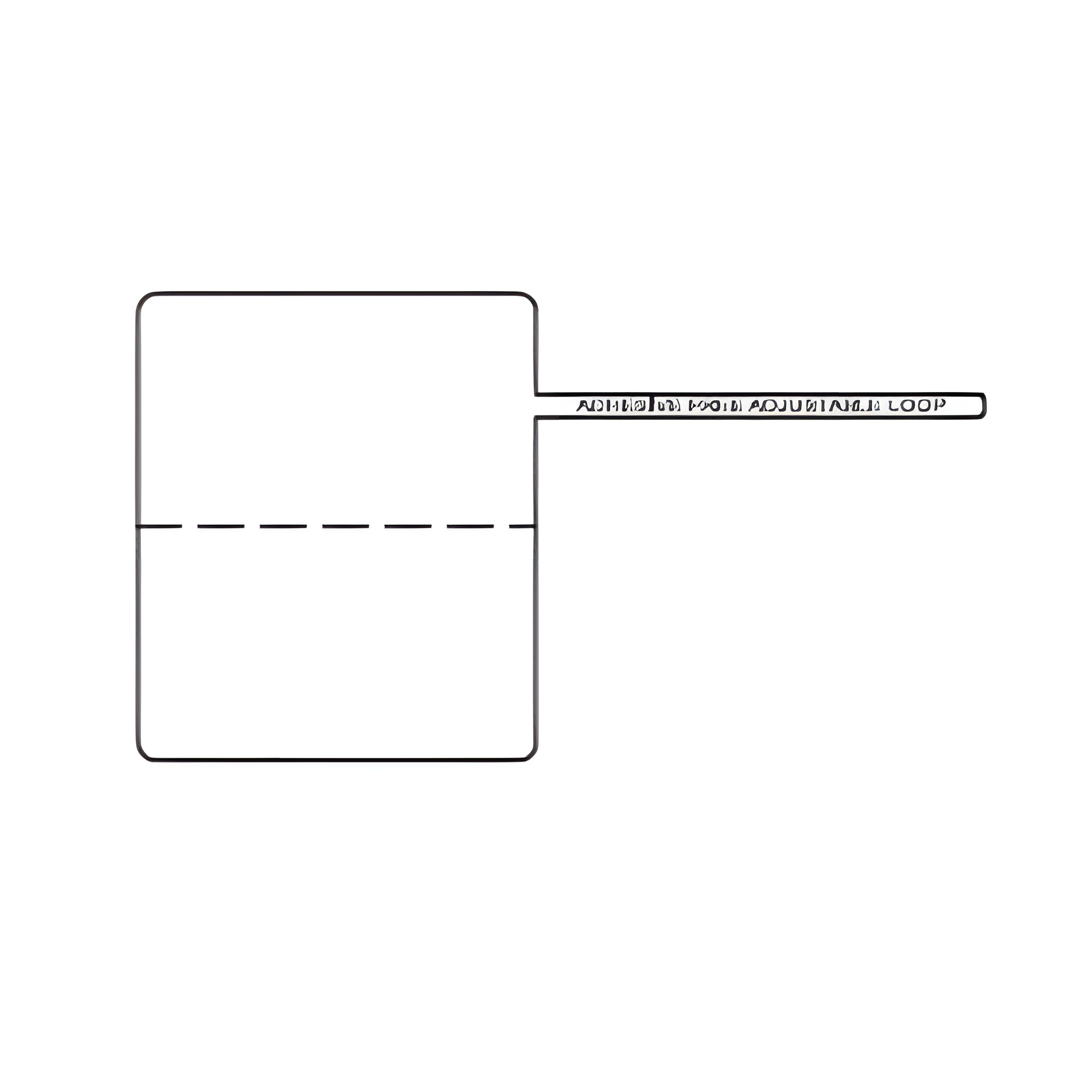 TT365-POLY-1 - Arch Crown 1.25 x 2.25 Rat-Tail Tag