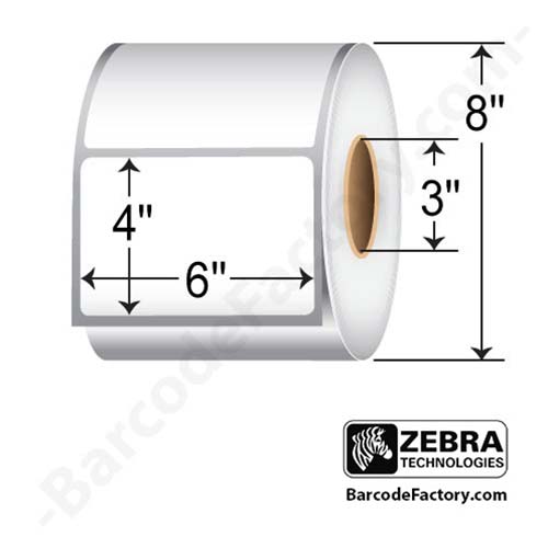 72354 - Zebra 6x4 TT Label [Non-Perforated]
