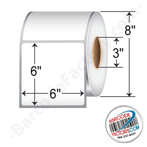 RD-6-6-1000-3 - Barcodefactory 6x6 DT Label [Premium Top Coated ...