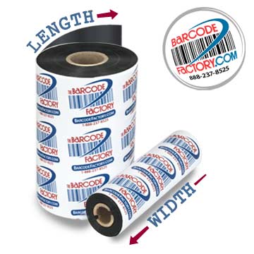 BarcodeFactory Thermal Ribbons - Low Prices and Discounts Available!