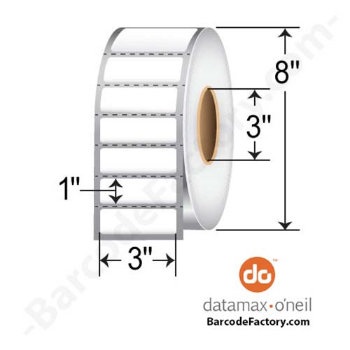 301976 - Honeywell 3x1 DT Label [Premium Top Coated, Perforated]