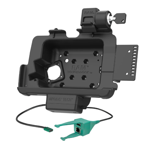 3PTY-RAMGDSZE20RJ45AU - Zebra Locking GDS Dock + USB-A [ET4x 8"]