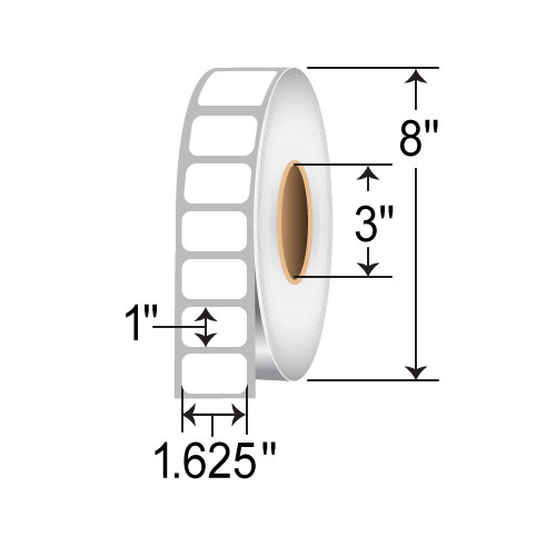 620054 - BarcodeFactory 1.625x1 TT Labels [Non-Perforated]