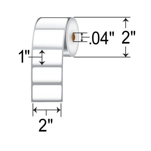 740525-911 - Honeywell 2x1 DT Paper Label [Non-Perforated]