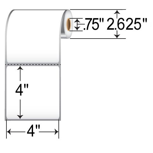 ML-400400 - TSC 4x4 DT Label [Premium Top Coated, Perforated]