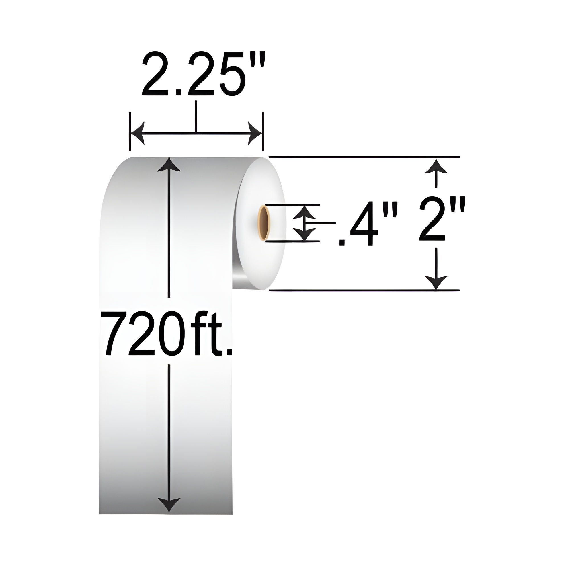 740525-202 - Honeywell 2.25x720' DT Label [Premium Top Coated ...
