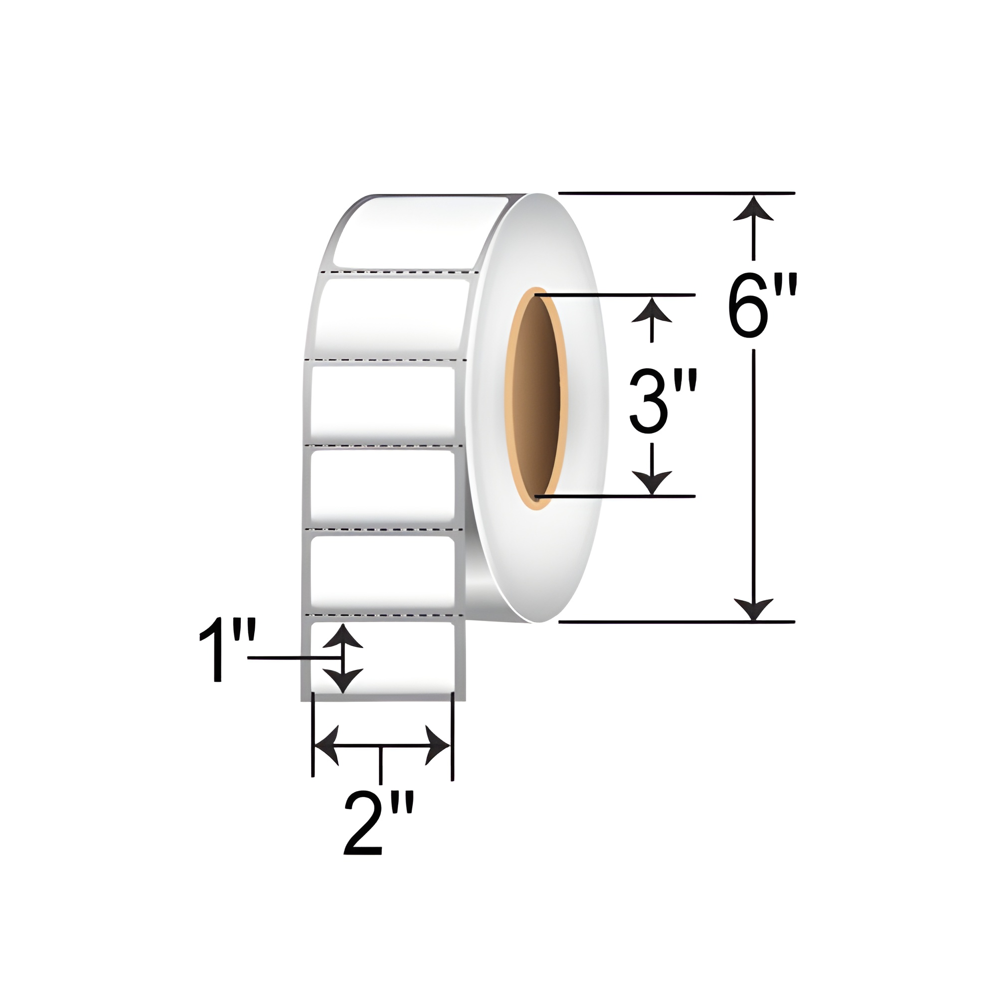 RD-2-1-2750-3 - Barcodefactory 2x1 DT Label [Premium Top Coated ...